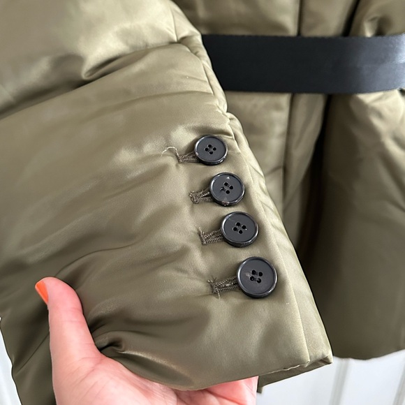 Source Unknown | Jackets & Coats | Nwot Source Unknown Green Belted ...